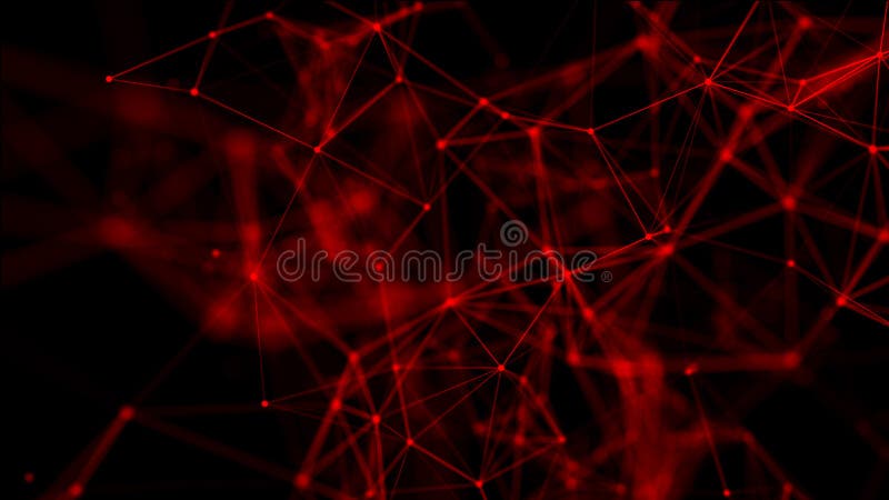 Abstract Background With Connecting Dots And Lines Network Connection