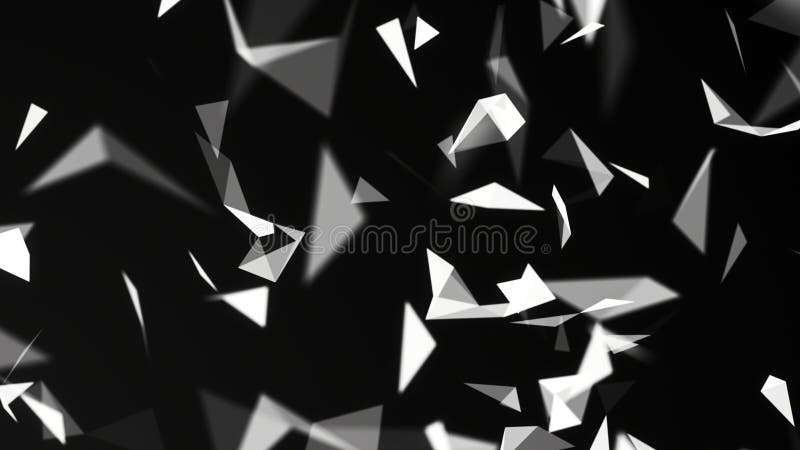 Abstract Background With Connecting Dots And Lines Network Connection Structure Data