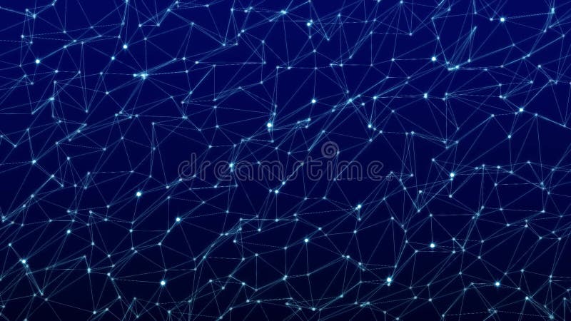 Network Connection Structure Big Data Connecting Points And Lines Abstract Technology