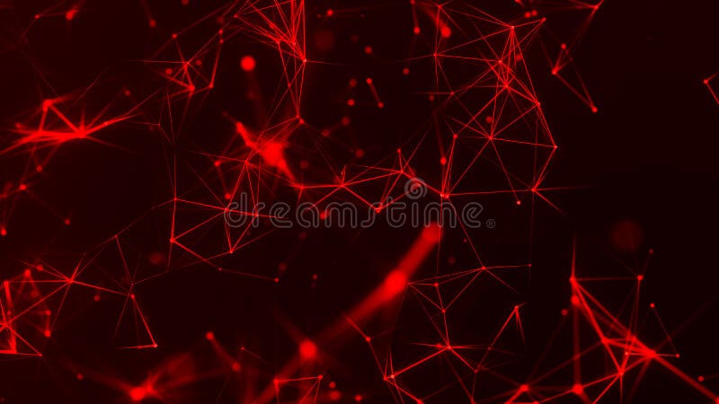 Abstract Background With Connecting Dots And Lines Network Connection Structure Plexus Effect