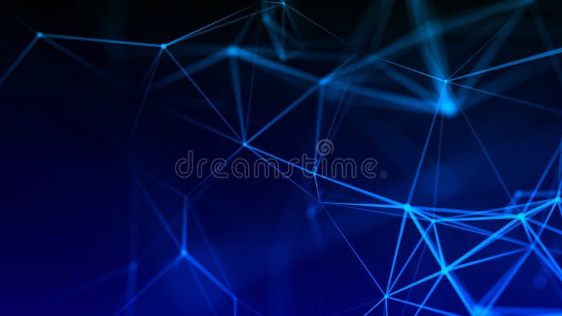 Abstract Background With Connecting Dots And Lines Network Connection Structure Plexus Effect