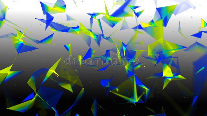Abstract Background With Connecting Dots And Lines Network Connection Structure Plexus Effect