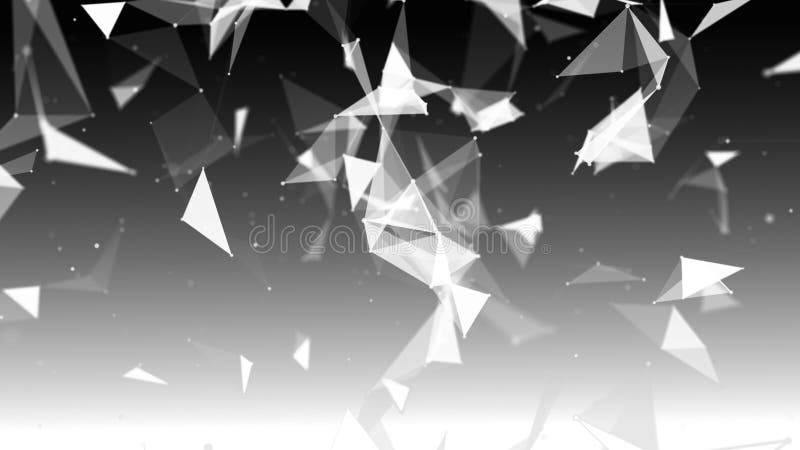 Abstract Background With Connecting Dots And Lines Network Connection Structure Plexus Effect