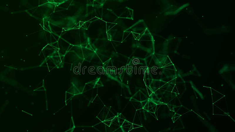 Abstract Background With Connecting Dots And Lines Network Connection Structure Plexus Effect