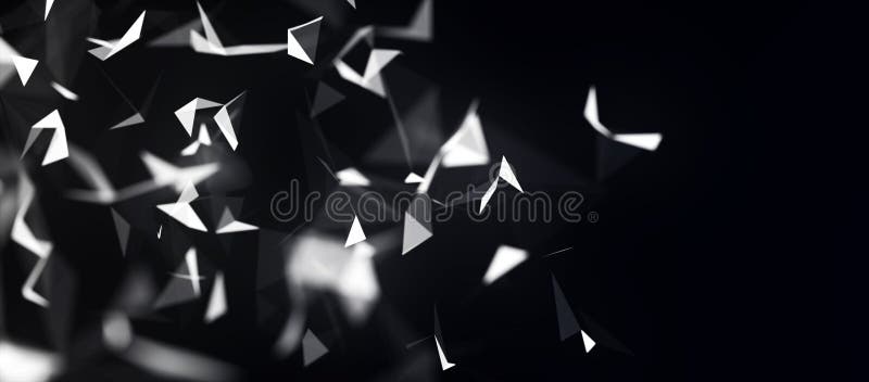 Abstract Background With Connecting Dots And Lines Network Connection