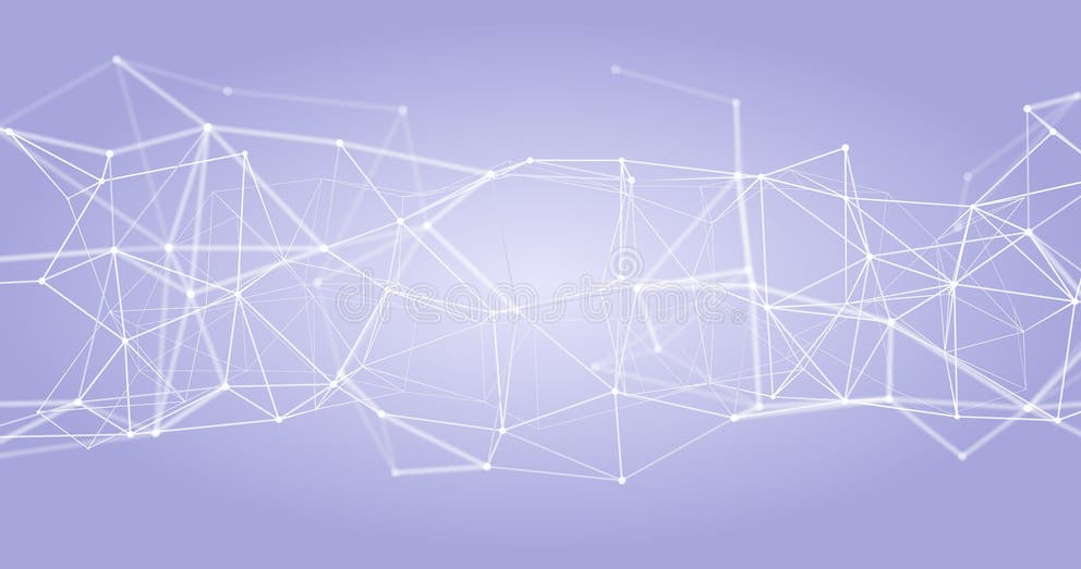 Abstract Background With Connecting Dots And Lines Network Connection Structure Plexus Weave