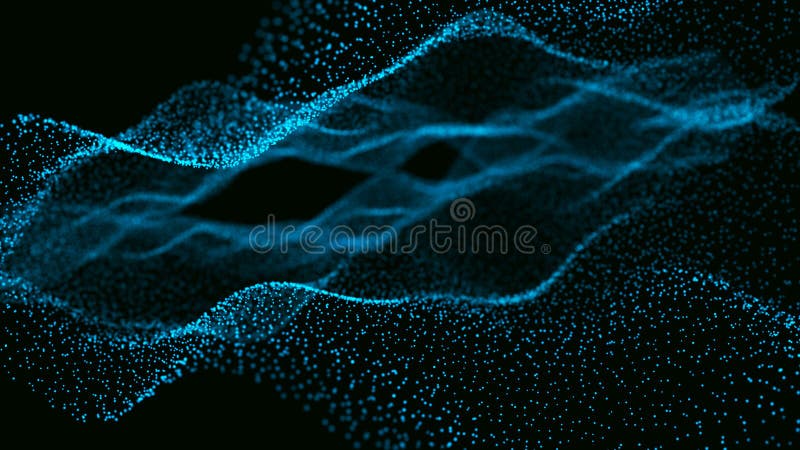 Abstract Background With Connecting Dots And Lines Technology