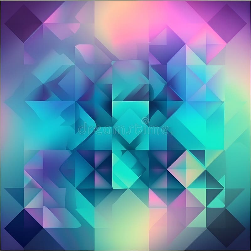 Abstract Background Consisting of Colored Triangles. Eps 10 Vector File ...