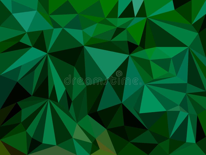 Abstract Background Consisting of Green Triangles Stock Vector ...