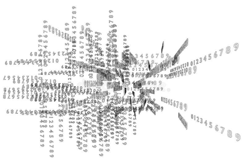 Numbers Scattered Stock Illustrations – 554 Numbers Scattered Stock ...