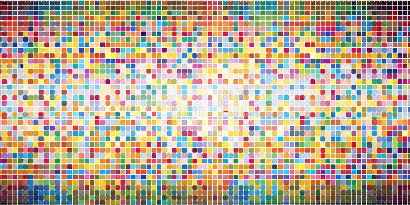 Abstract Background Consisting of Small Dots and Squares Pixels ...