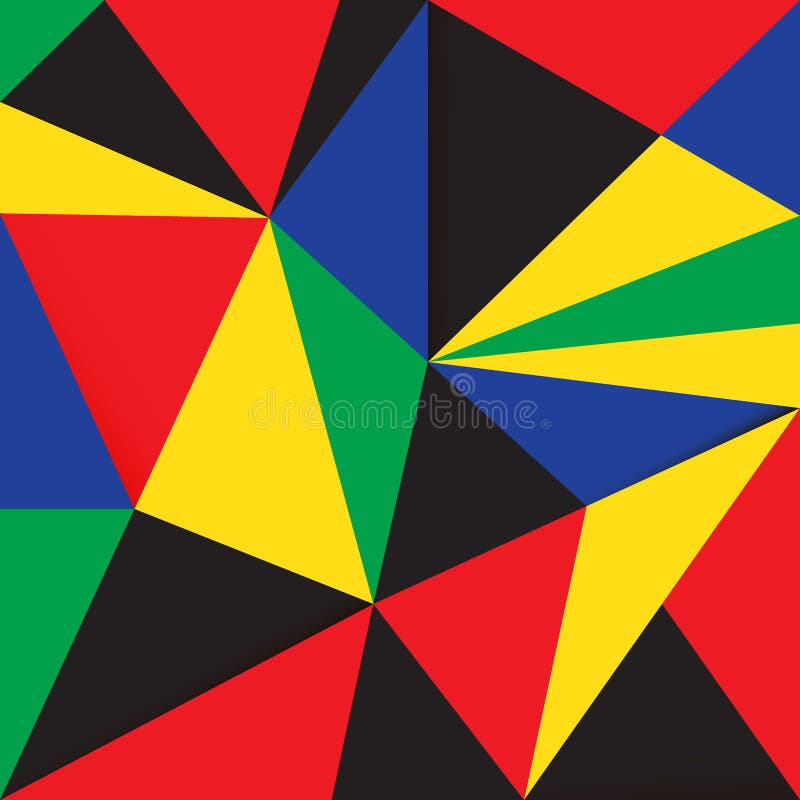 Abstract Background Consisting of Triangles ,vector Stock Vector ...