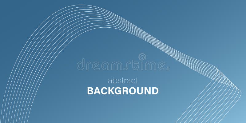 Abstract Background with Contour Lines Wave. Linear Spectrum. Blue ...