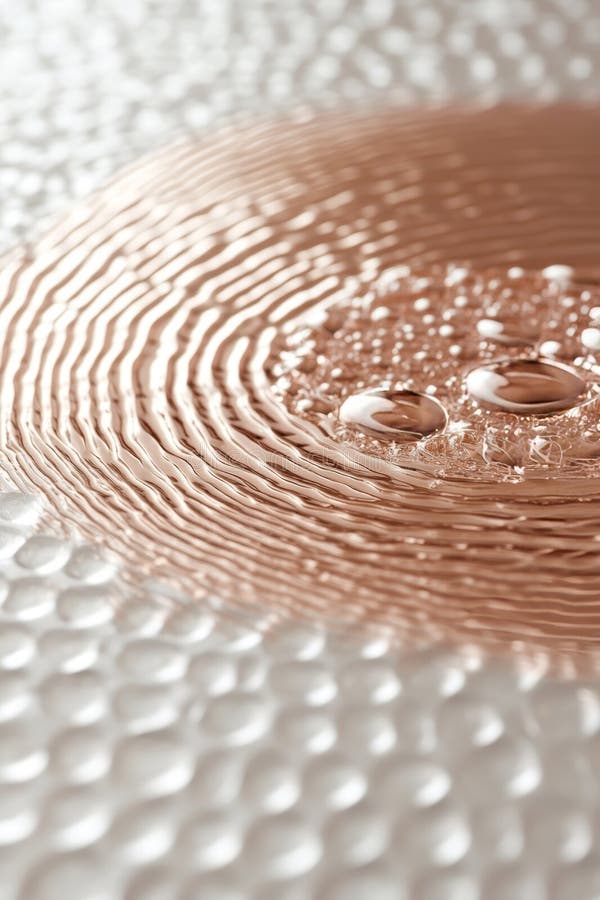 Abstract Background with Copper Texture, Featuring a Linear Pattern and ...