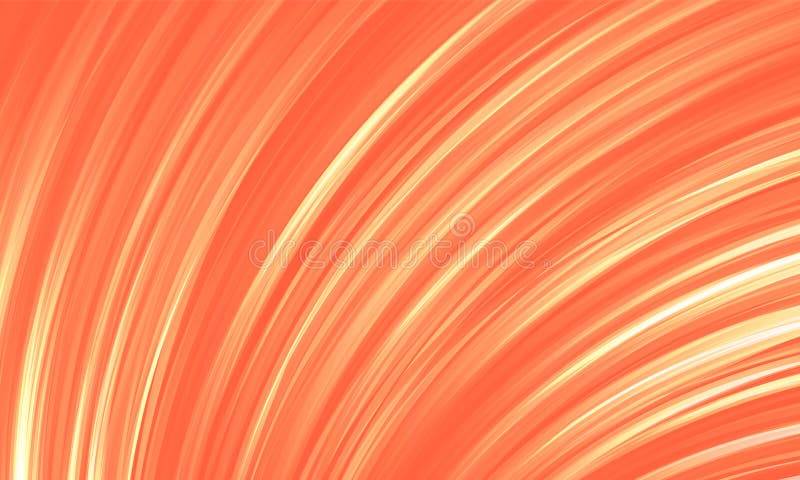 Abstract Background Coral Color. Glowing Lines of the Folds Stock ...