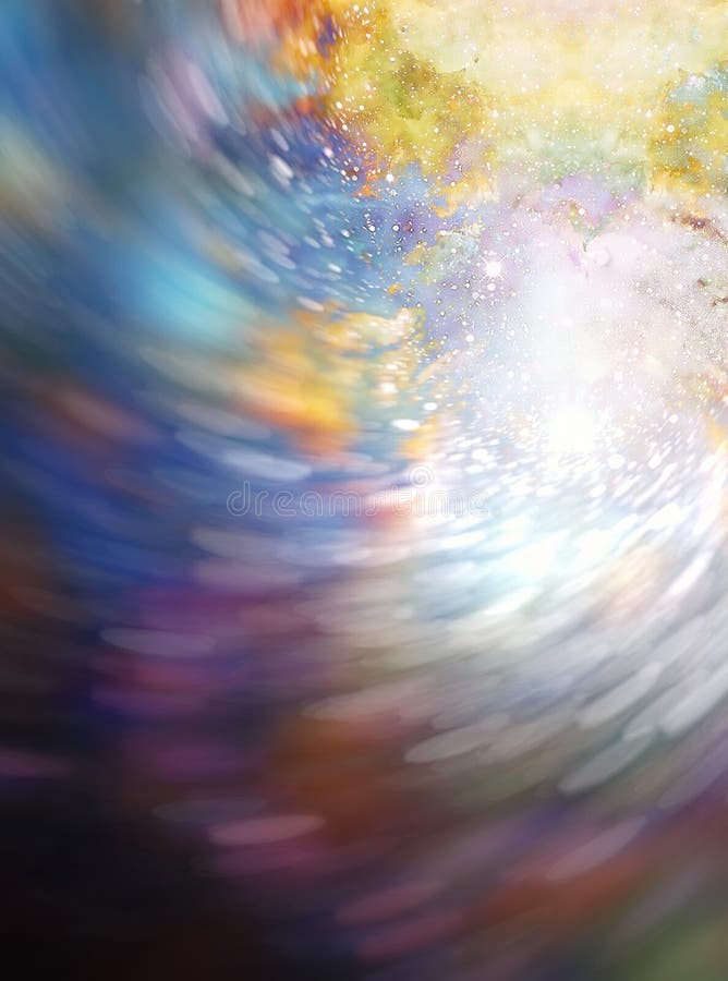 Abstract Background with Cosmic Energy Swirling Effect, Colorful ...