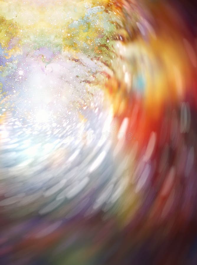 Abstract Background with Cosmic Energy Swirling Effect, Colorful ...