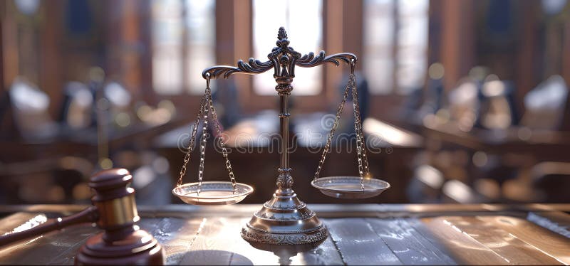 Abstract Background in Court Stock Image - Image of empty, blurred ...