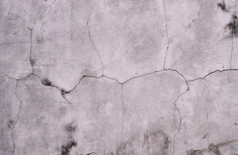 Abstract Background, Crack and Scratch Surface of a White Cement Wall ...