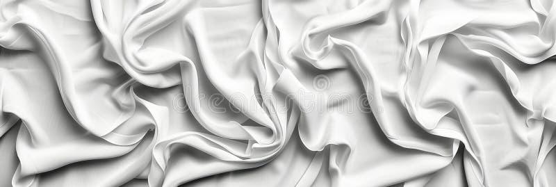 Abstract Background, Creamy Elegant Chiffon, Silk Fabric Texture, Wavy ...