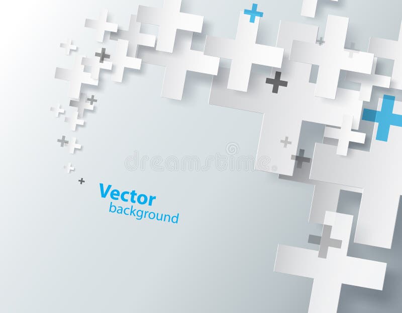 Abstract Brush Blue Circle Plus Frame Vector Background Stock Vector ...