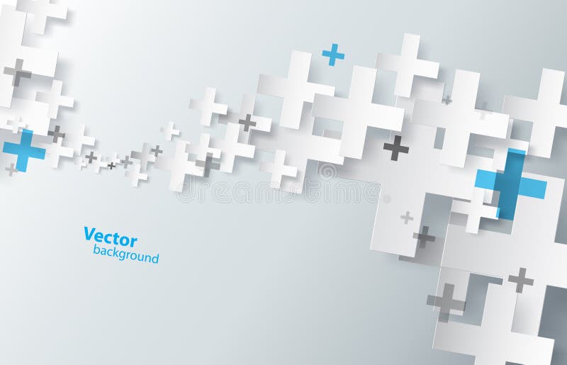 Abstract Background Created with Plus Sign. Stock Vector - Illustration ...