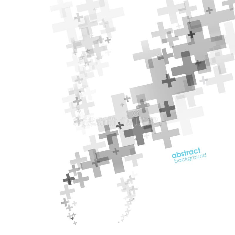 Abstract Background Created with Plus Sign. Stock Vector - Illustration ...