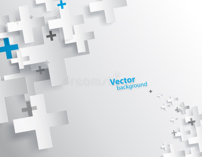 Abstract Background Created with Plus Sign. Stock Vector - Illustration ...