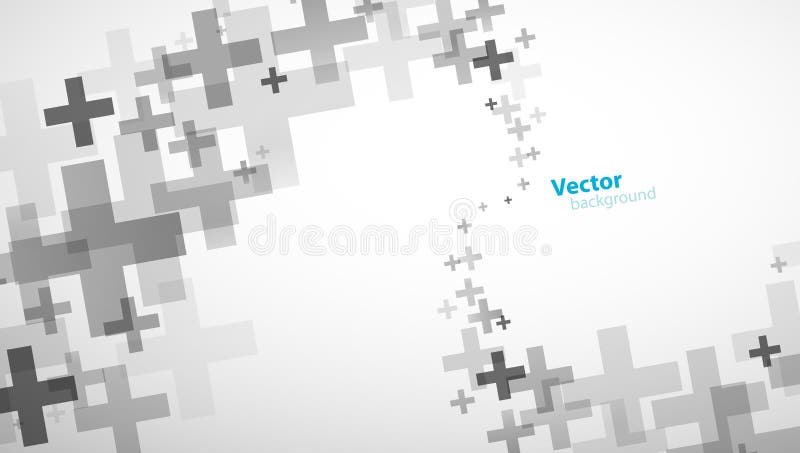 Abstract Background Created with Plus Signs Stock Vector - Illustration ...