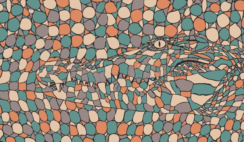 Abstract Background Crocodile Stock Vector - Illustration of fashion ...