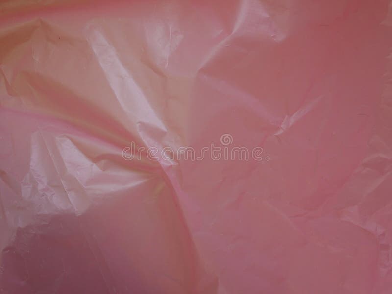 Abstract Pink Plastic Background, Crumpled Plastic Film Texture Garbage ... Abstract Pink Plastic Background, Crumpled Plastic Film Texture Garbage ...