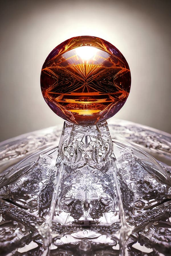 Abstract Background with Crystal, Transparent Glass Patterns ...