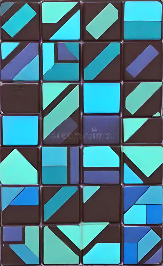 Abstract Background of Cube Blocks Wall Stacking Blue, Light Blue ...