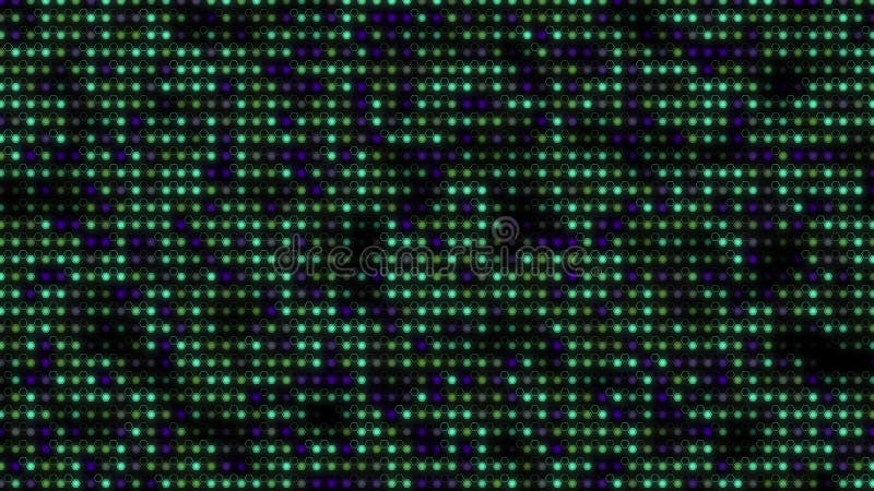 Abstract Background with Cube Cell. Modern Technology with Square Mesh ...