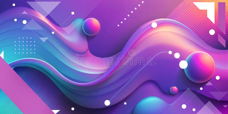 Abstract Background. Curve with Creativity Wave Concept of Teenagers ...