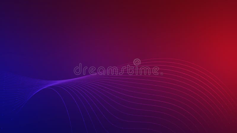 Abstract Background Curve of Data Connect for Dots and Lines on ...