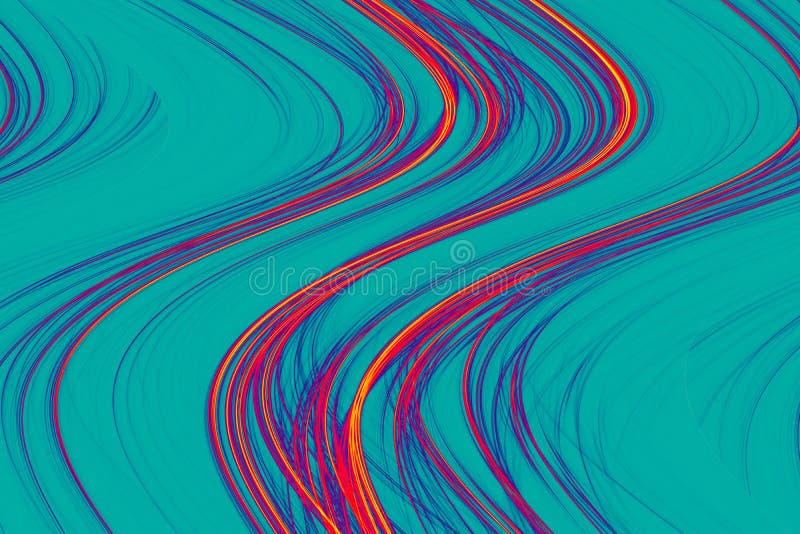 Abstract Background with Curve Shapes Stock Illustration - Illustration ...