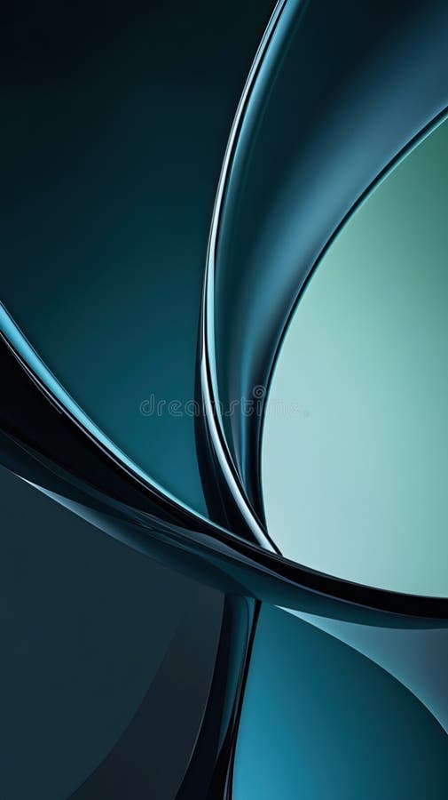 Abstract Background with Curved Edges and Curves Stock Illustration ...