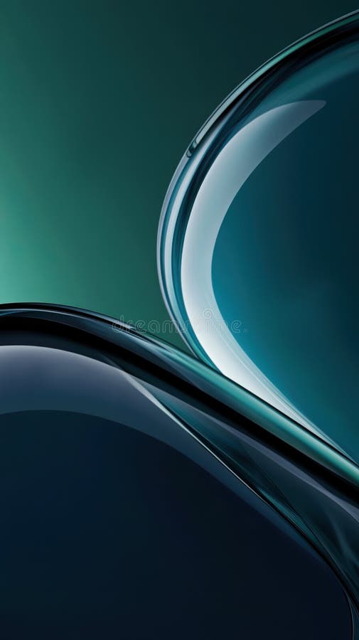 Abstract Background with Curved Edges and Curves Stock Illustration ...