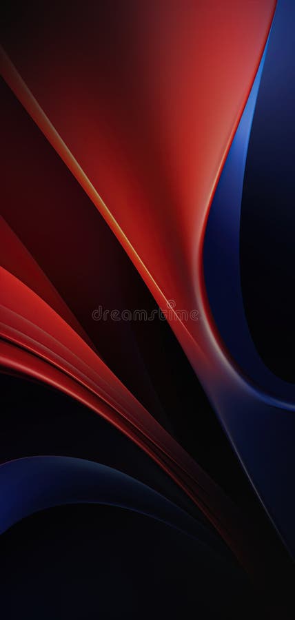 An Abstract Background with Curves, Blue and Red Colors Stock ...