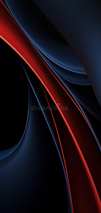 An Abstract Background with Curves, Blue and Red Colors Stock ...