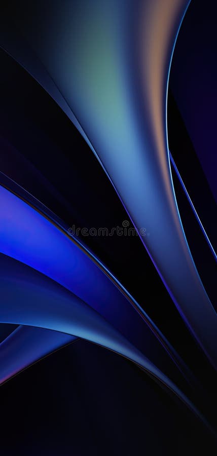 An Abstract Background with Curves and Different Blue Colors Stock ...