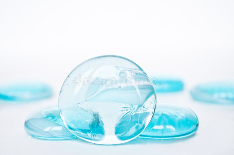 Abstract Background - Cyan Glass Stones Stock Photo - Image of pebbles ...