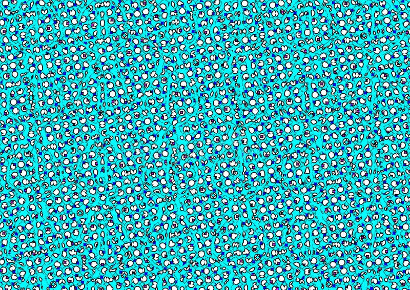 Abstract Background in Cyan and White Tones Stock Illustration ...