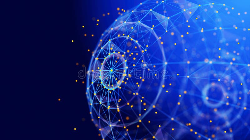 Computing Algorithm Artificial Cryptography Infographic. Big Data Grid ...