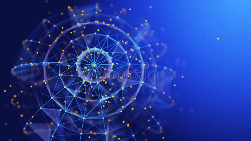 Computing Algorithm Artificial Cryptography Infographic. Big Data Grid ...