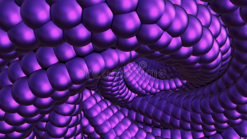 Abstract Background 3D, Many Spheres with Interesting Spiral Pattern ...