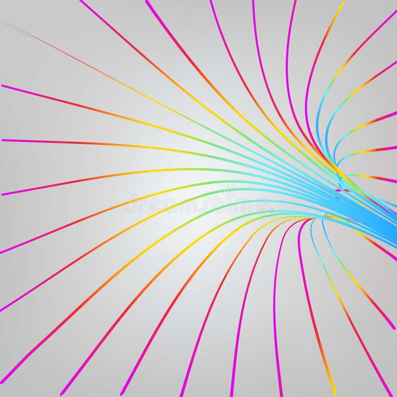 Abstract Background with 3D Pink and Blue Lines. EPS10 Vector ...