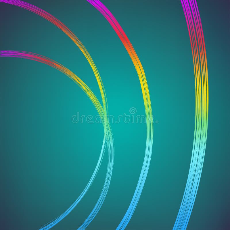 Abstract Background with 3D Pink and Blue Lines. Illustration Stock ...