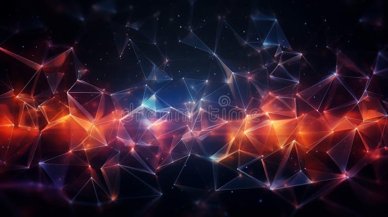 Abstract Background 3d Polygon Texture. Stock Illustration ...